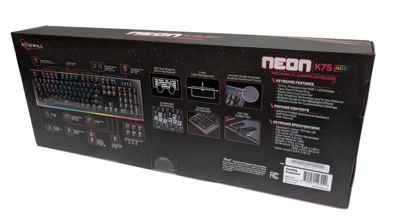 Rosewill NEON K75 RGB Mechanical Keyboard Review – GND-Tech