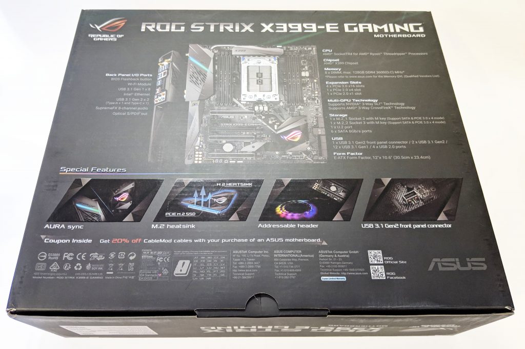 ASUS ROG Strix X399-E Gaming Motherboard Review – GND-Tech