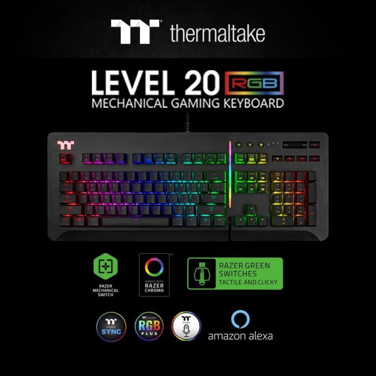Thermaltake Releases New Level 20 RGB Gaming Keyboard – GND-Tech