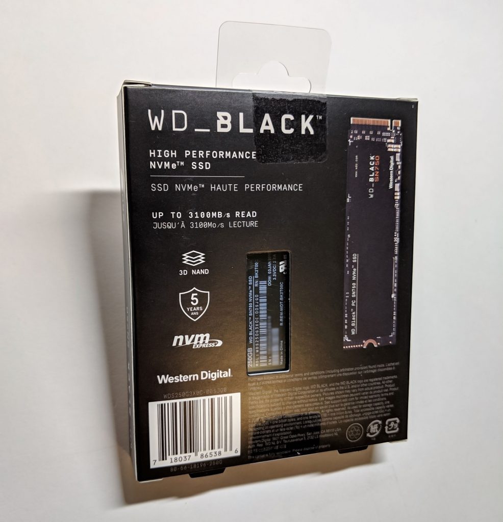 Western Digital WD Black SN750 M.2 SSD Review (250GB) – GND-Tech