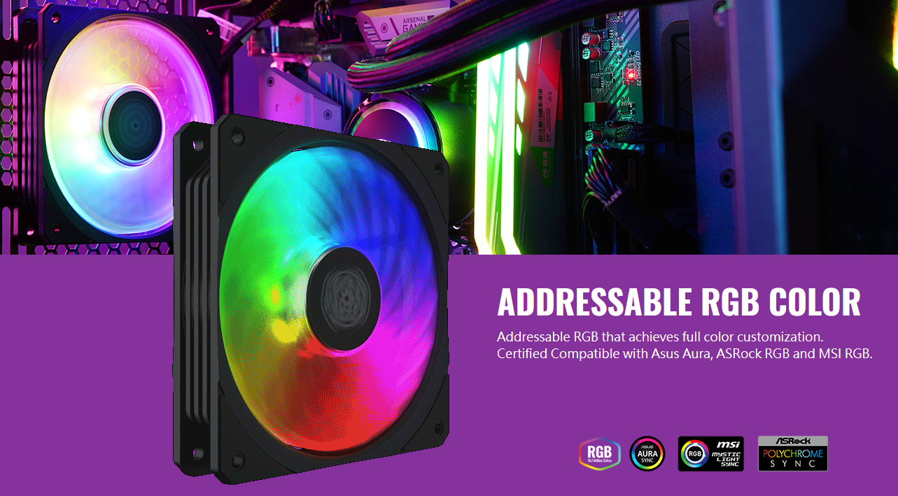 Cooler Master Square Fan Series Released – GND-Tech
