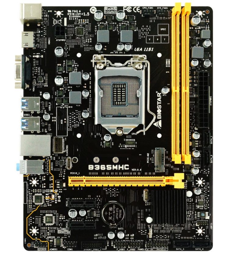 BIOSTAR B365MHC Micro ATX Motherboard Released – GND-Tech