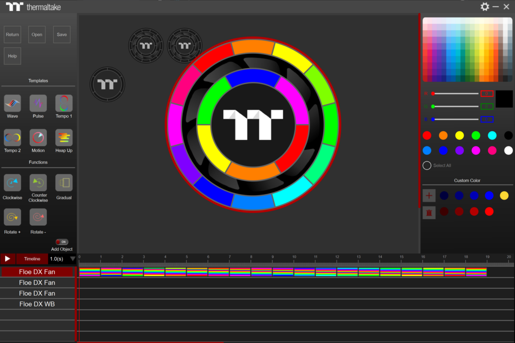 Thermaltake NeonMaker Software now supports Riing Trio Fans and Floe DX ...